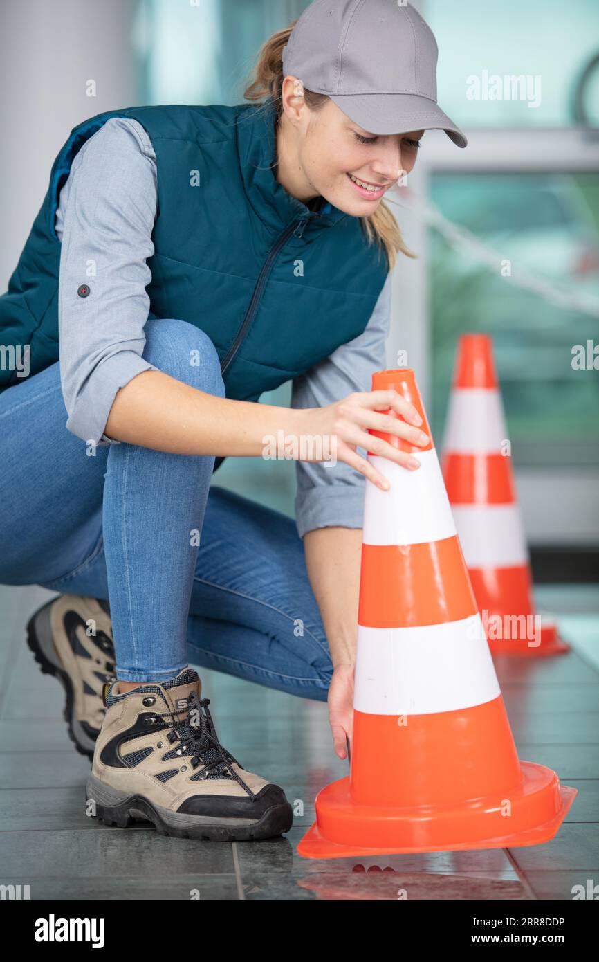 Driving test cone hi-res stock photography and images - Alamy