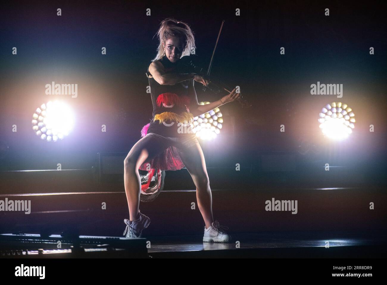 Lindsey Stirling performing at Palau de la Música Catalana, Barcelona ...