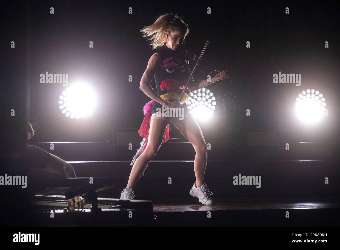 Lindsey Stirling performing at Palau de la Música Catalana, Barcelona ...