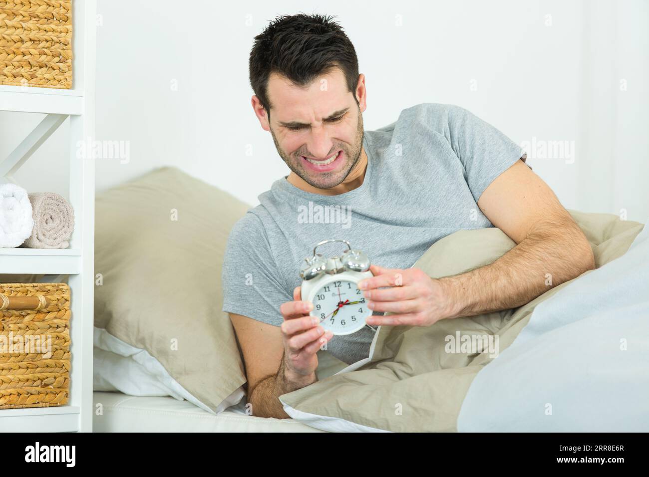 Sad tired man trying hi-res stock photography and images - Alamy