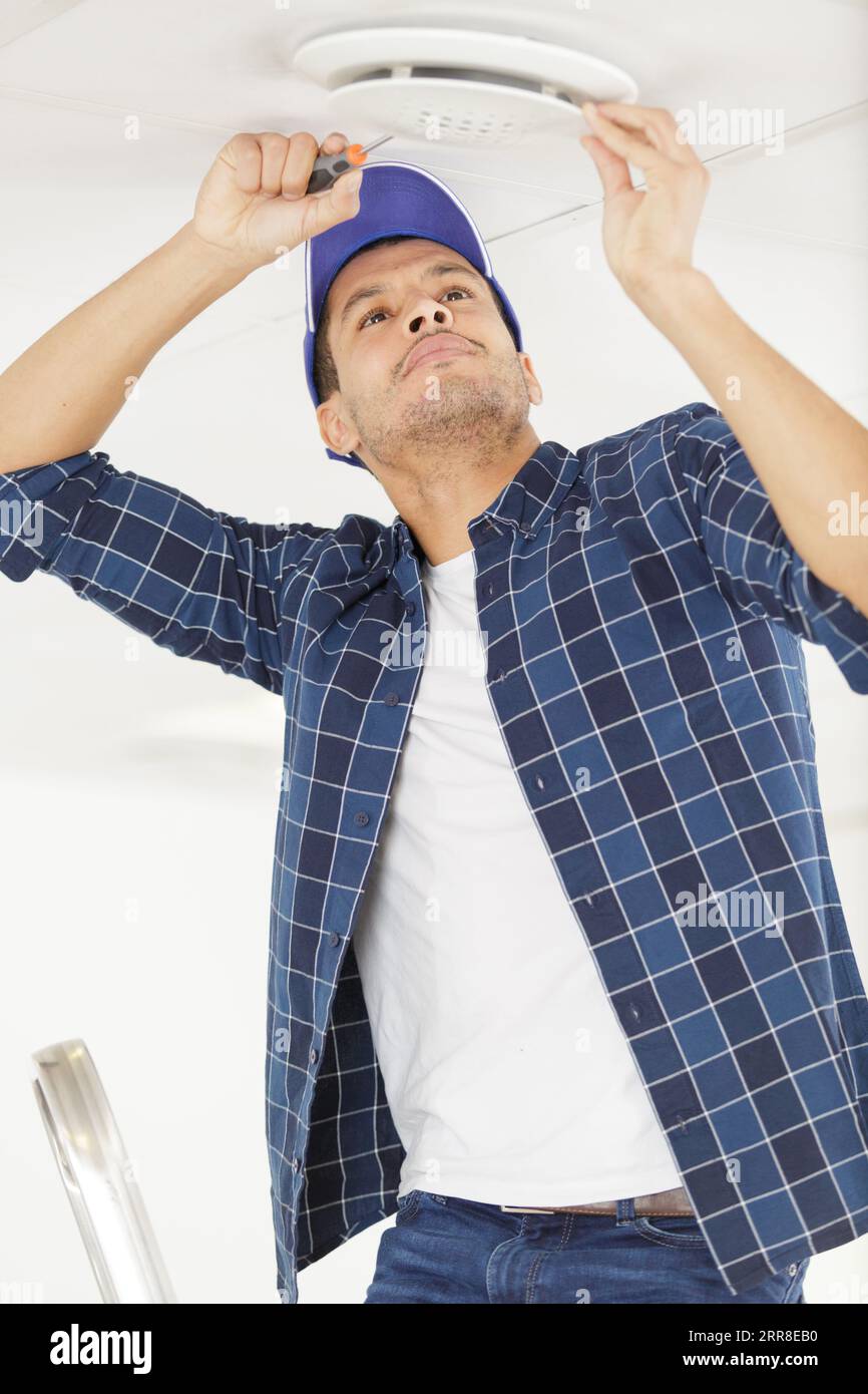 Fire alarm sensor hi-res stock photography and images - Alamy