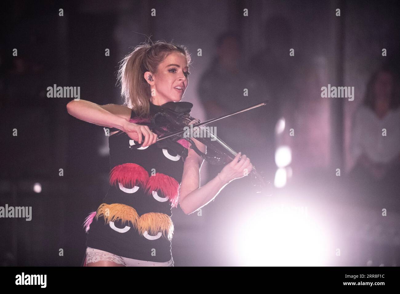 Lindsey Stirling performing at Palau de la Música Catalana, Barcelona ...