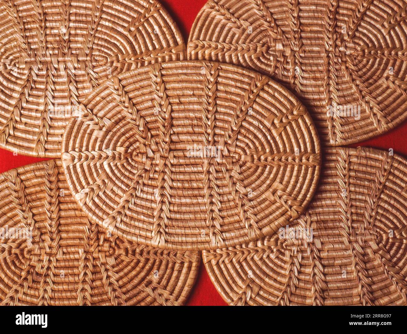 Table mats from 1980's Stock Photo - Alamy