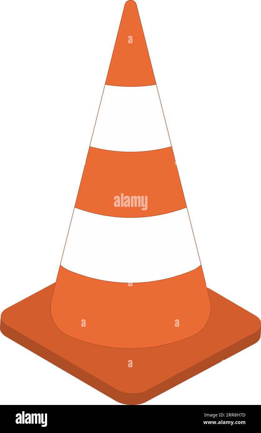 Traffic cones road 3d Stock Vector Images - Alamy