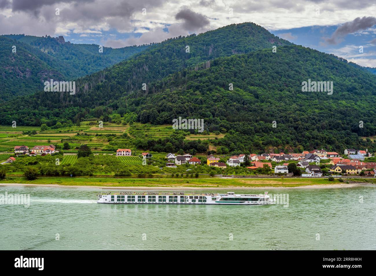 Danube river, Spitz, Lower Austria, Austria Stock Photo - Alamy