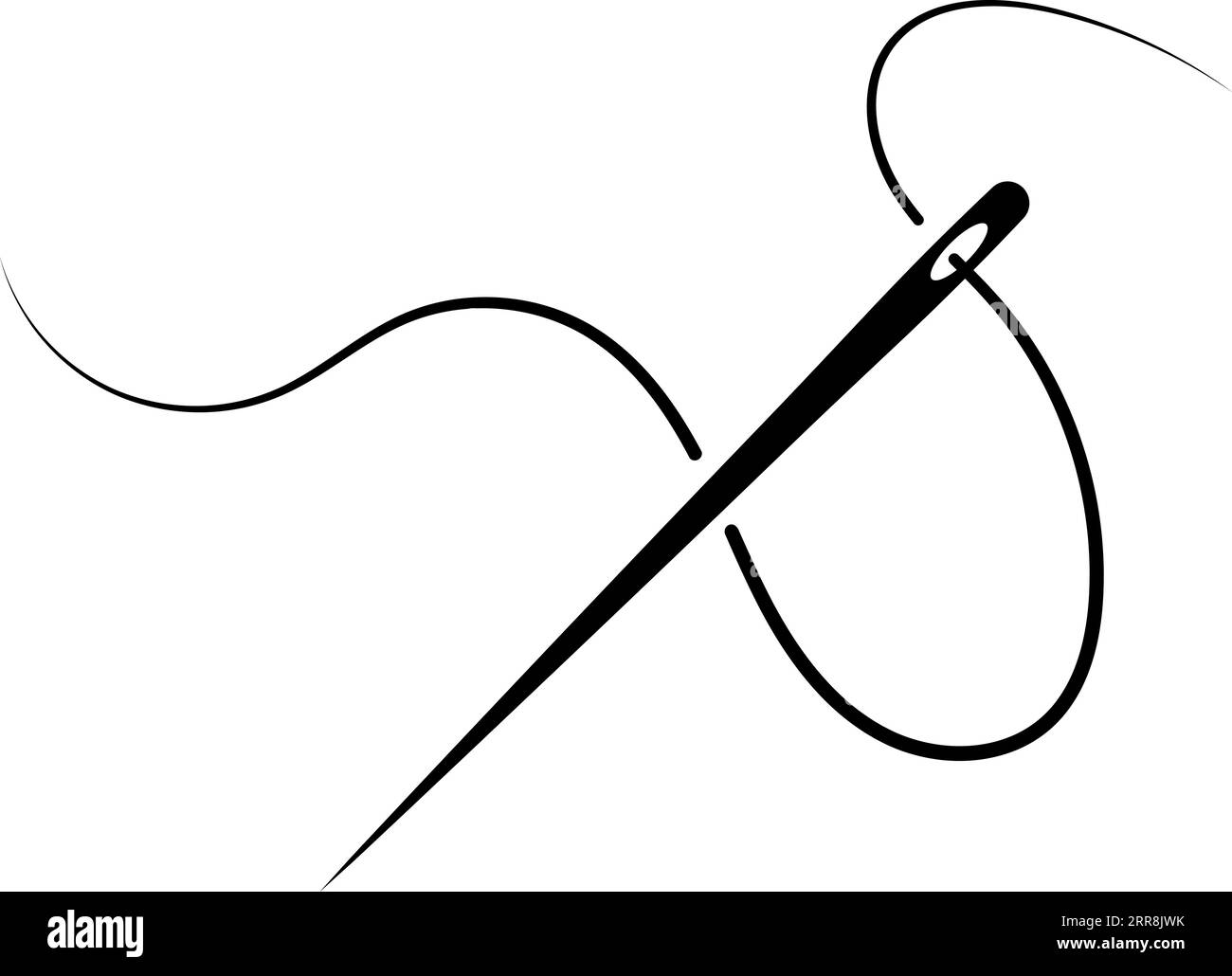 Needle logo hi-res stock photography and images - Alamy