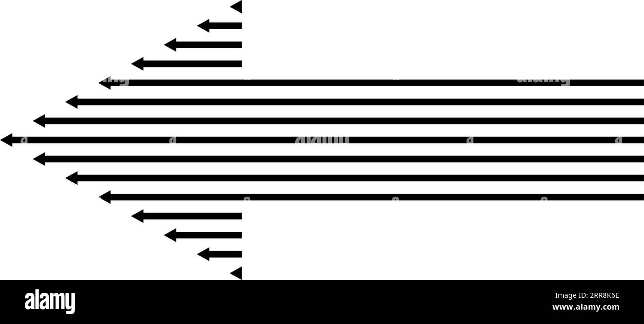 Arrow icon direction symbol next direction guide lines Stock Vector ...