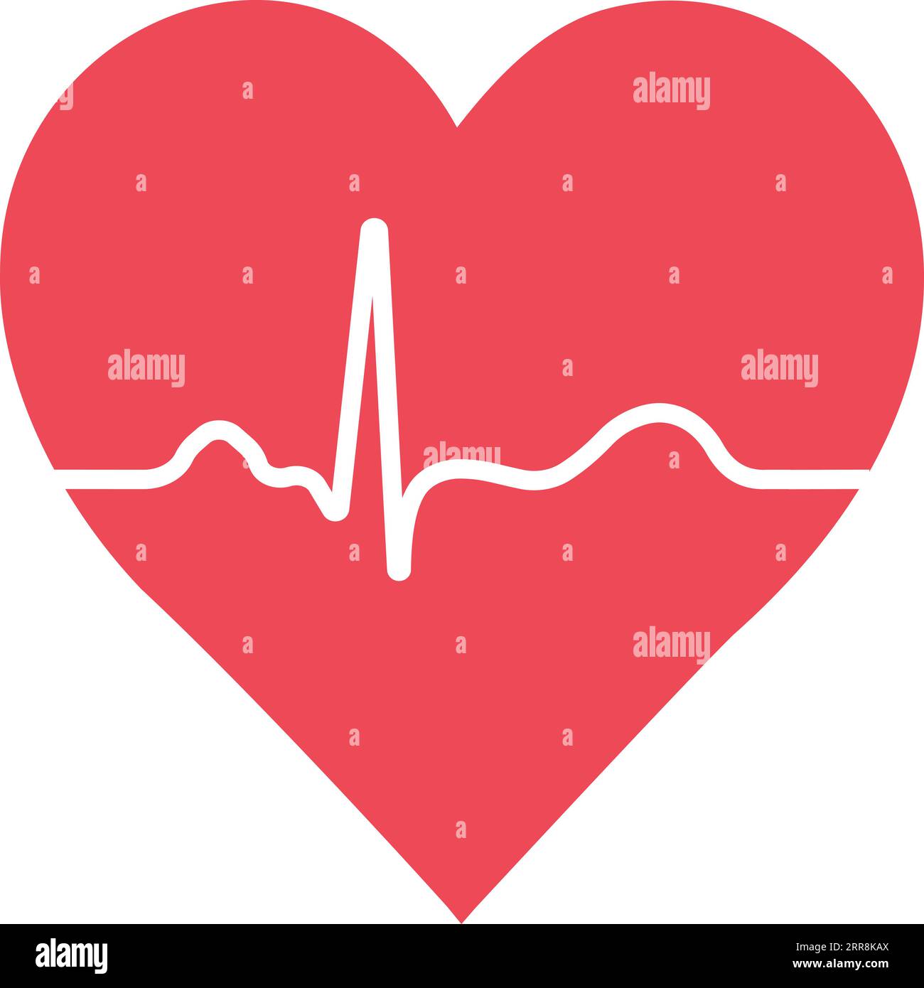 Heart with blood pulse, icons symbol health Stock Vector Image & Art ...
