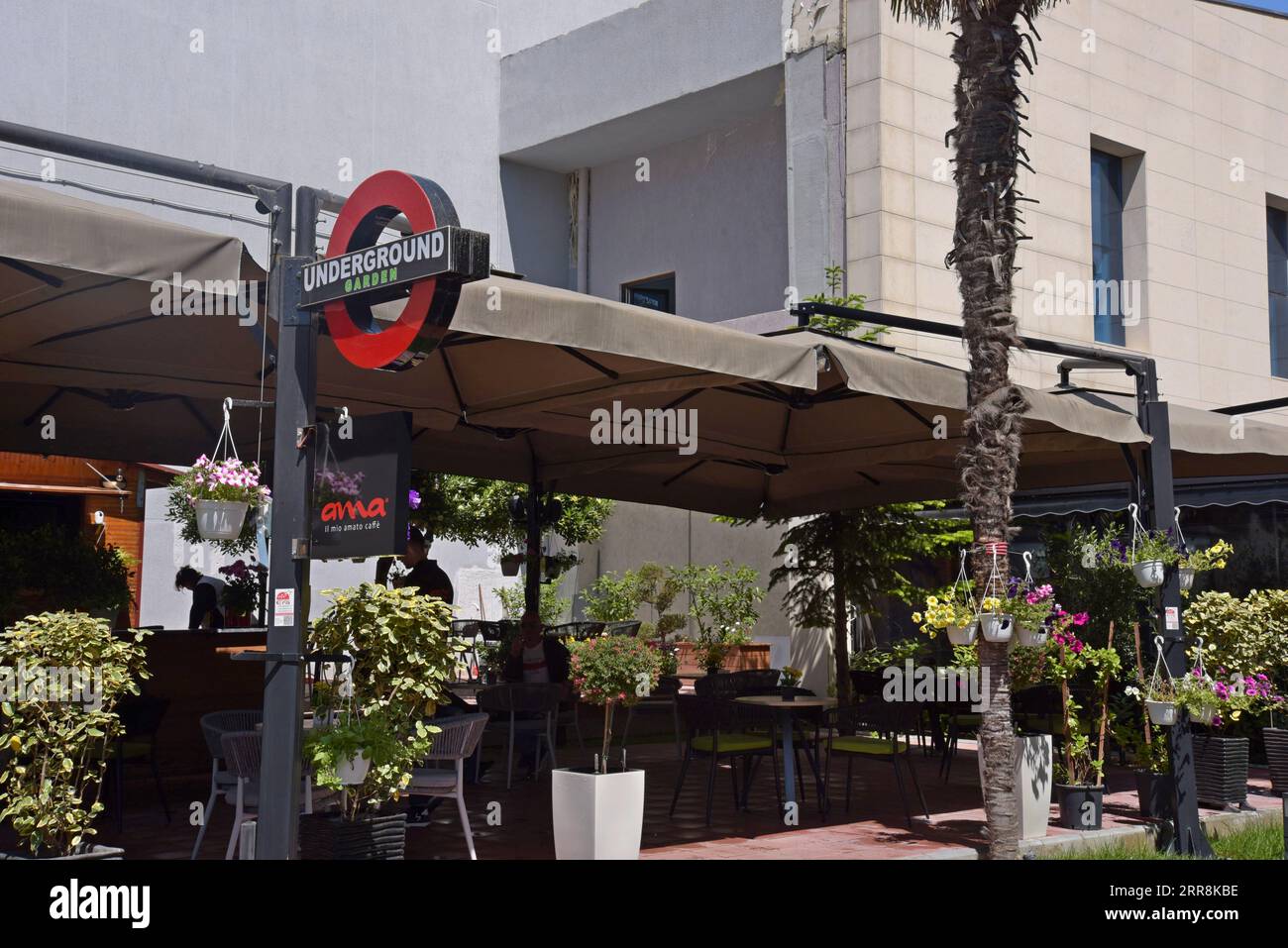 The Underground Garden, a cafe restaurant in Fier, Albania, Using the ...