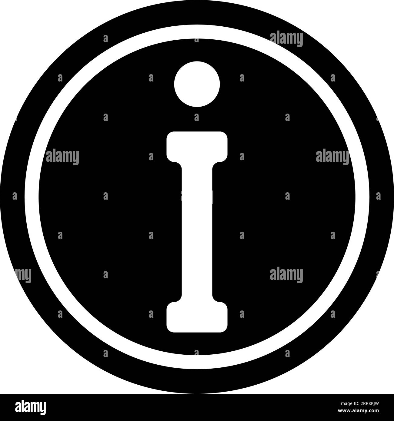 icon logo letter i, symbol sign information Stock Vector Image & Art ...