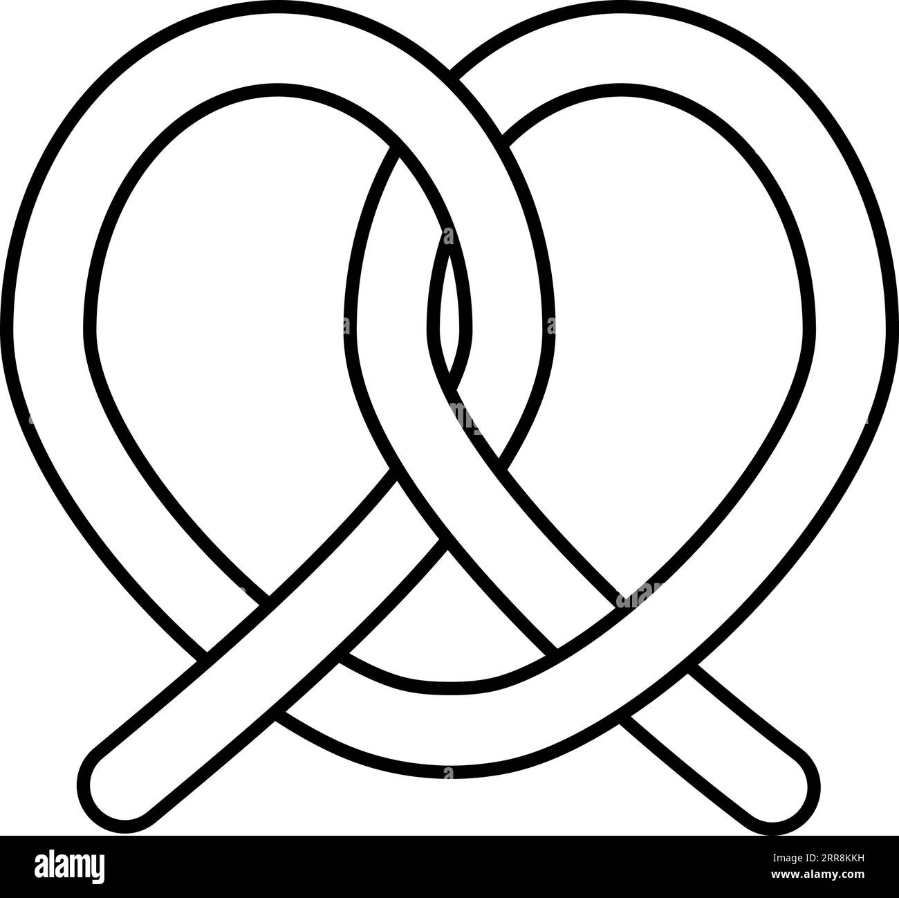 Soft pretzel twisted knot bread, pretzel bakery Stock Vector Image ... Soft pretzel twisted knot bread, pretzel bakery Stock Vector Image ...