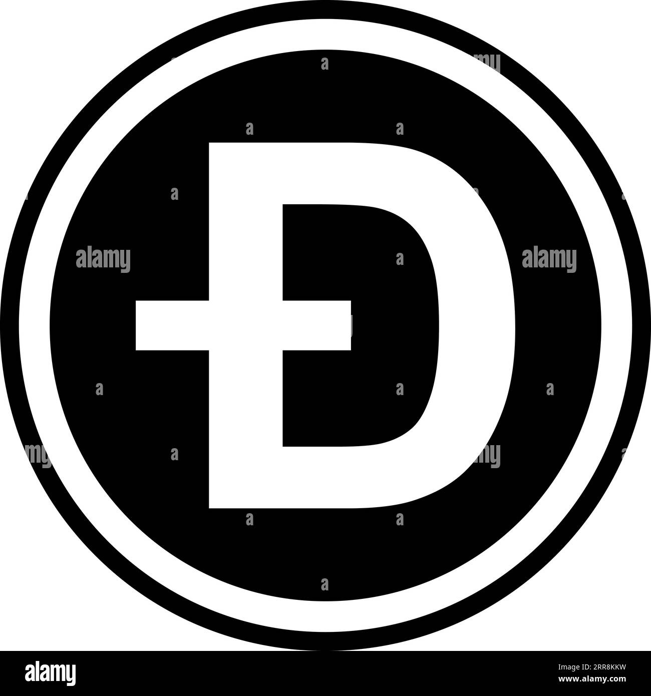 Cryptocurrency token Black and White Stock Photos & Images - Alamy