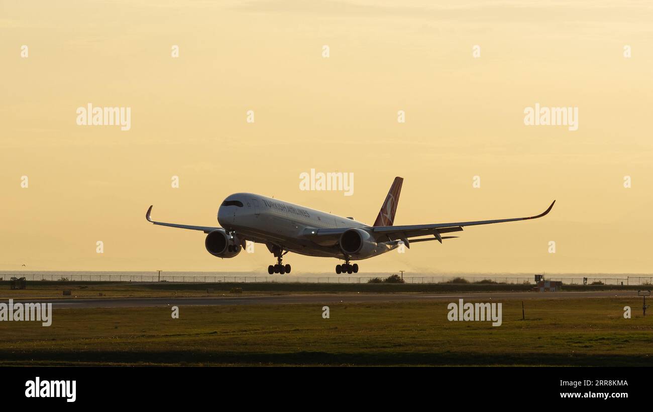 Richmond, British Columbia, Canada. 5th Sep, 2023. A Turkish Airlines ...