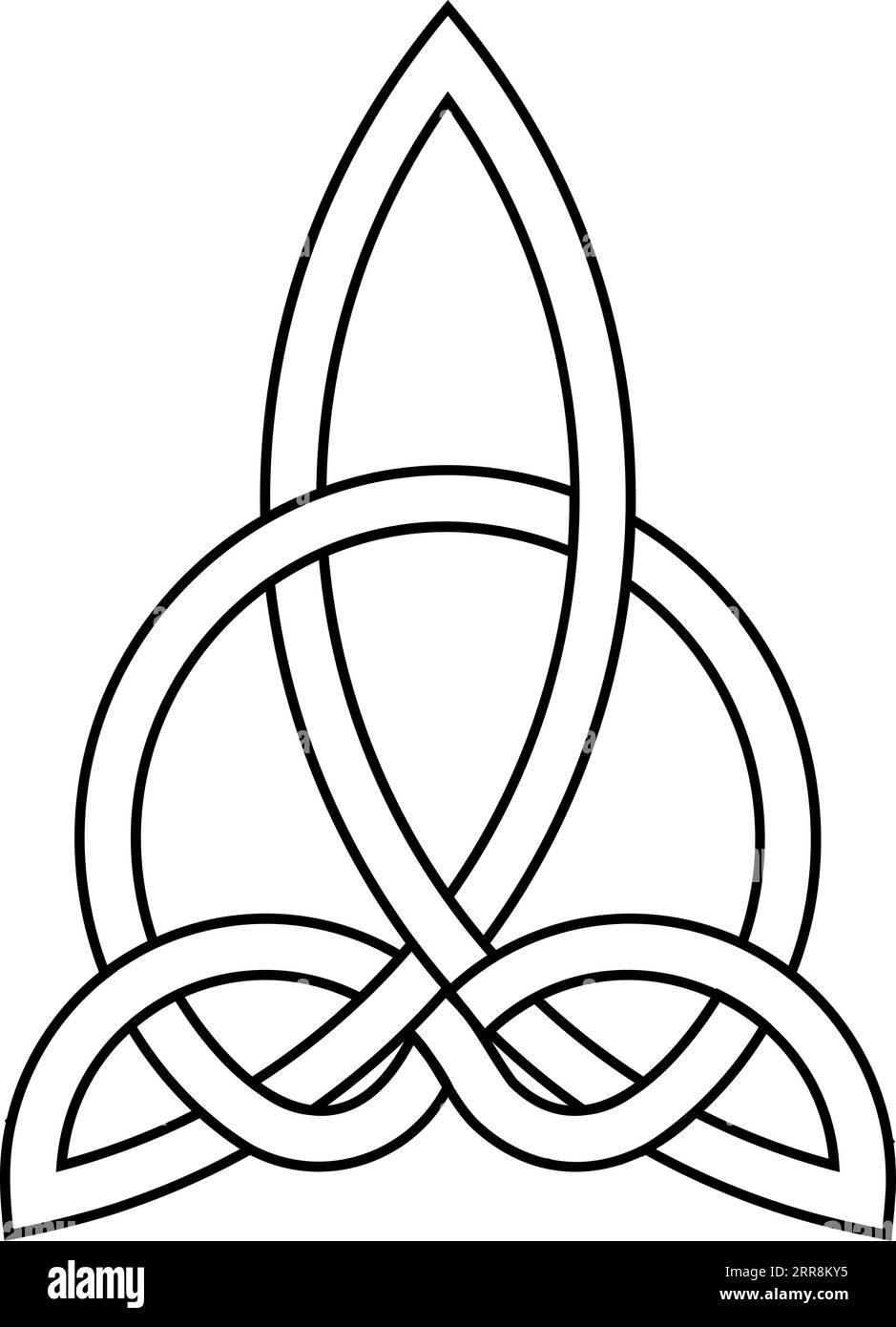 Triquetra vector vectors hi-res stock photography and images - Alamy