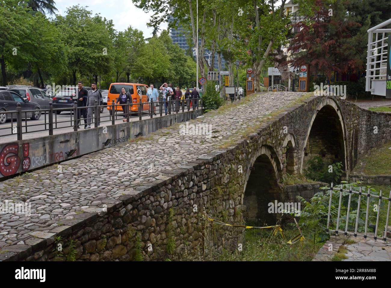 Tanners' Bridge, Ura e Tabakëve, restored historic18th century stone ...