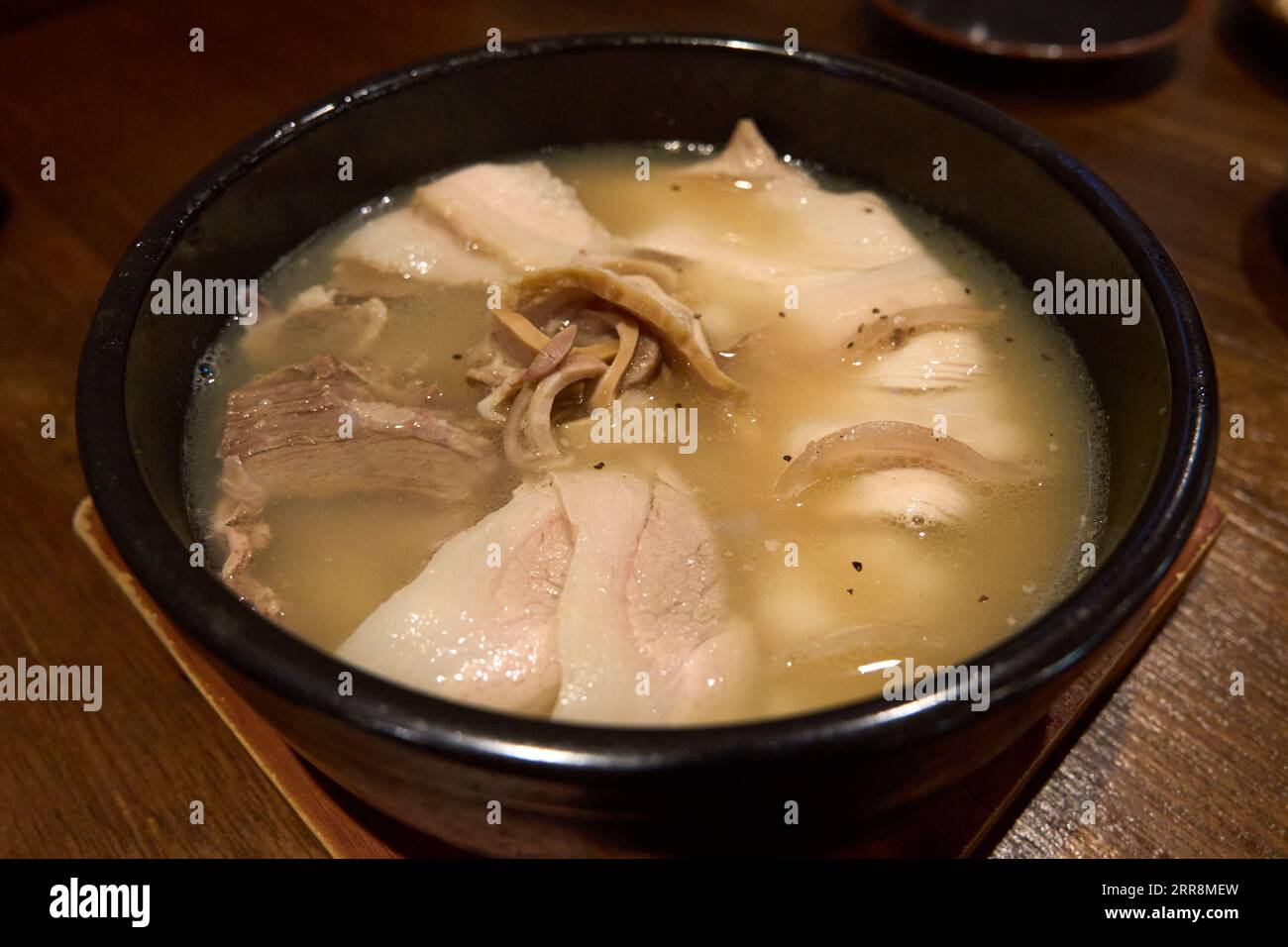 Korean Pork Rice Soup with Various Cuts of Pork Stock Photo - Alamy
