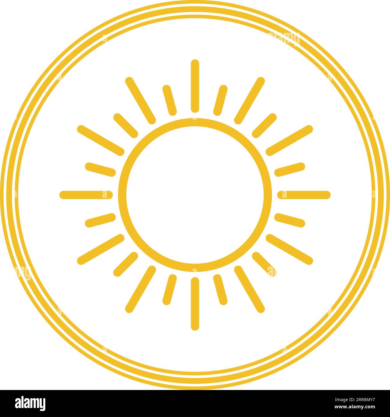 Warm winter sun Stock Vector Images - Alamy