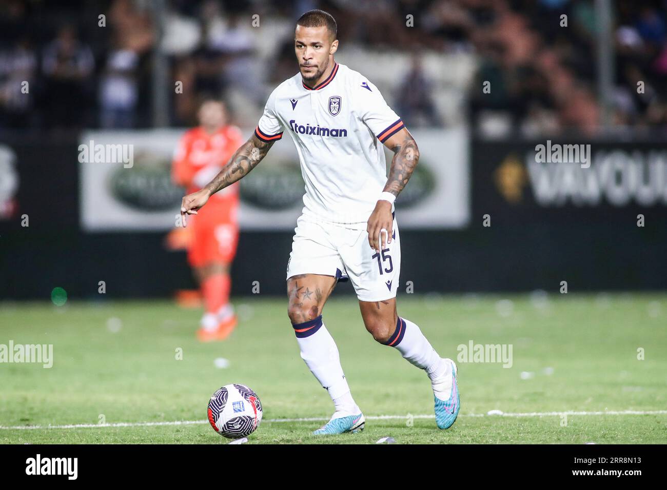 Heraklion, Greece. 3rd Sep, 2023. PAOK's William Troost-Ekong in action ...
