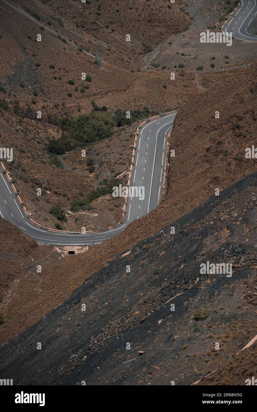 Winding roads through atlas hi-res stock photography and images - Alamy