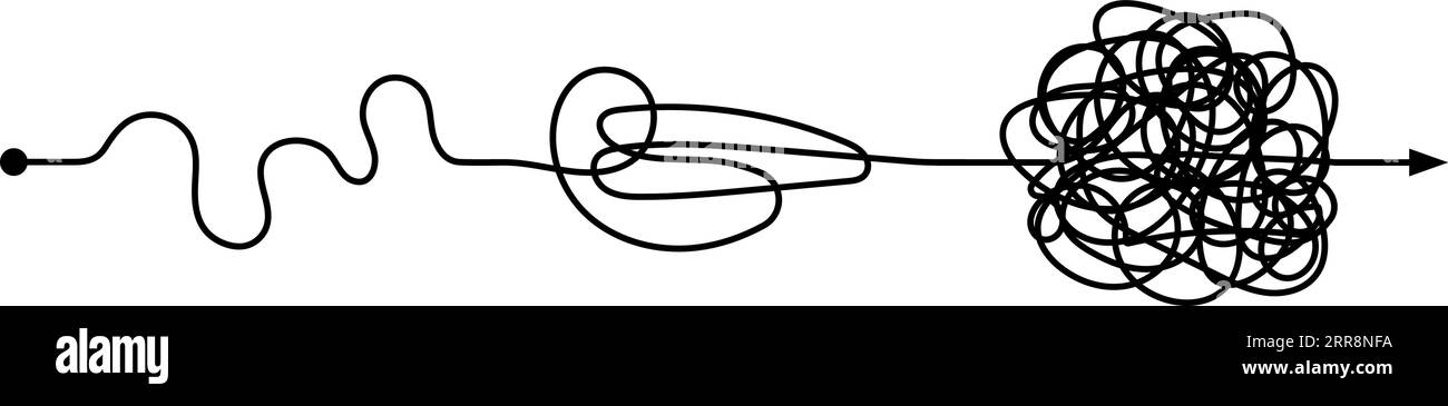 path of transition from simple to complex Stock Vector Image & Art - Alamy