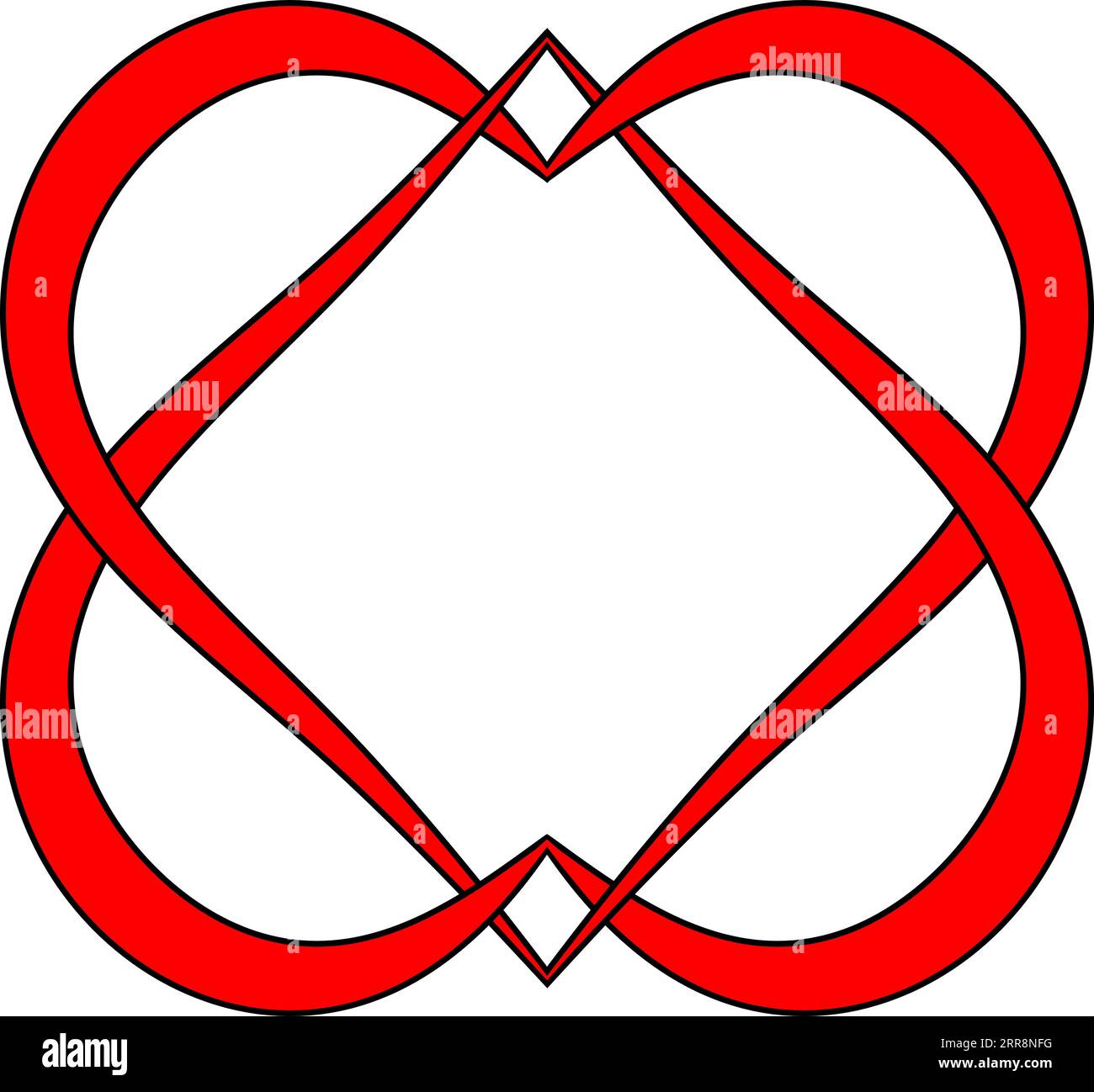 Two hearts logo marriage agency intertwined heart sign symbol love ...