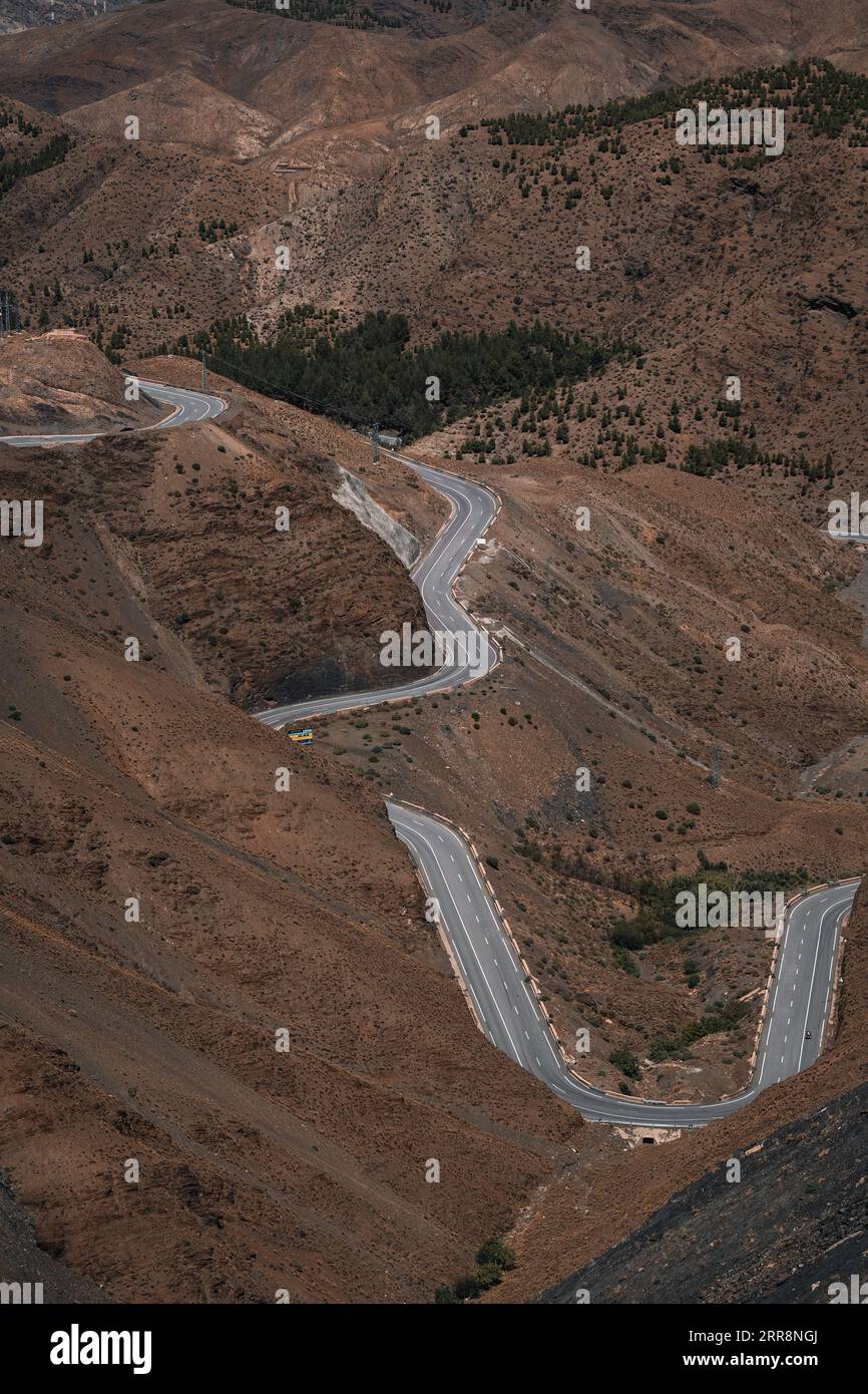 Winding roads through atlas hi-res stock photography and images - Alamy