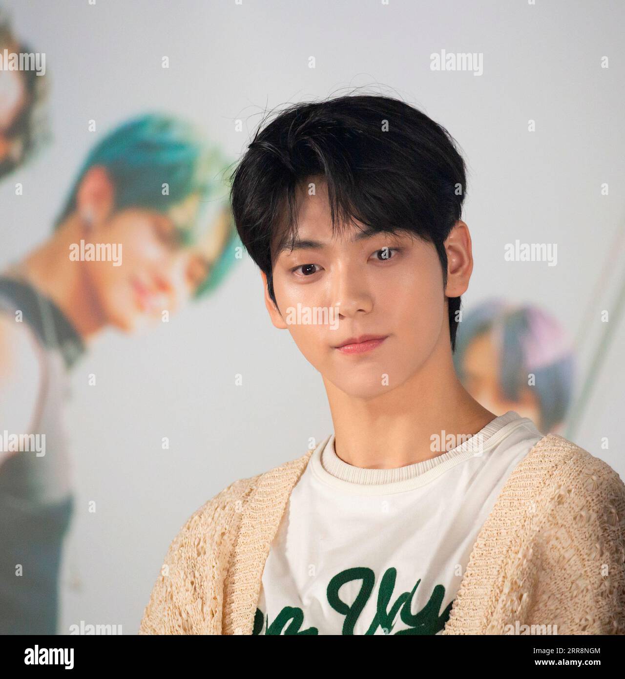 Soobin (TOMORROW X TOGETHER), July 26, 2023 : Soobin of South Korean boy band TXT attends a fan ...