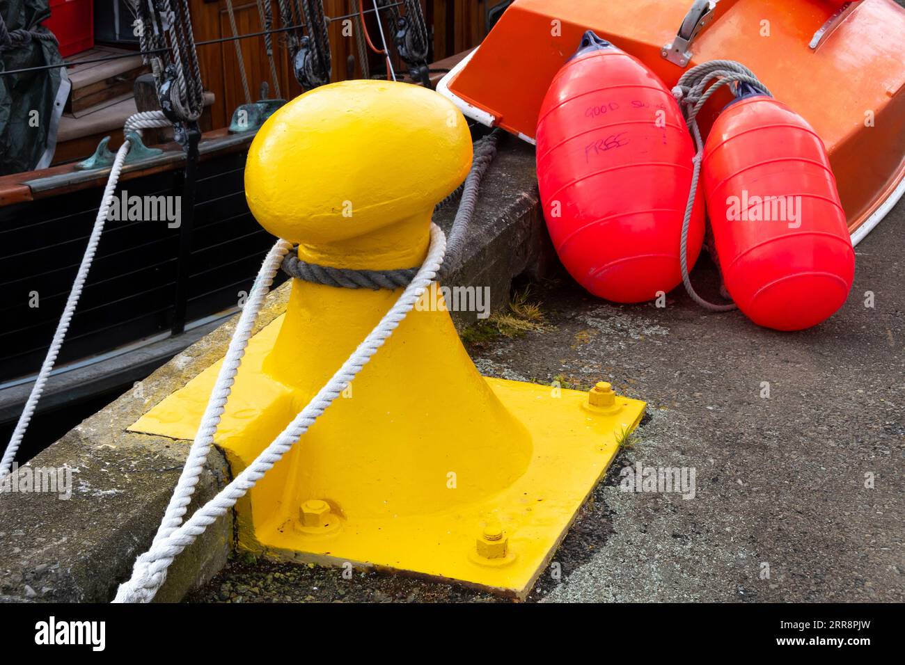 Harbor fender hi-res stock photography and images - Alamy
