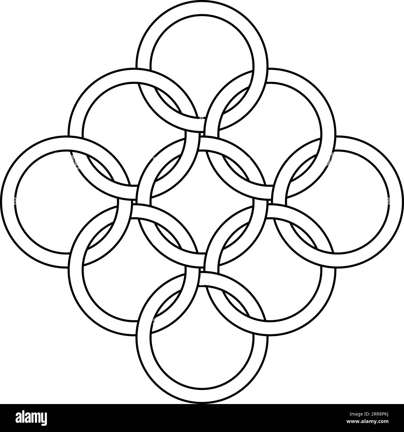 Interlocking knot hi-res stock photography and images - Alamy