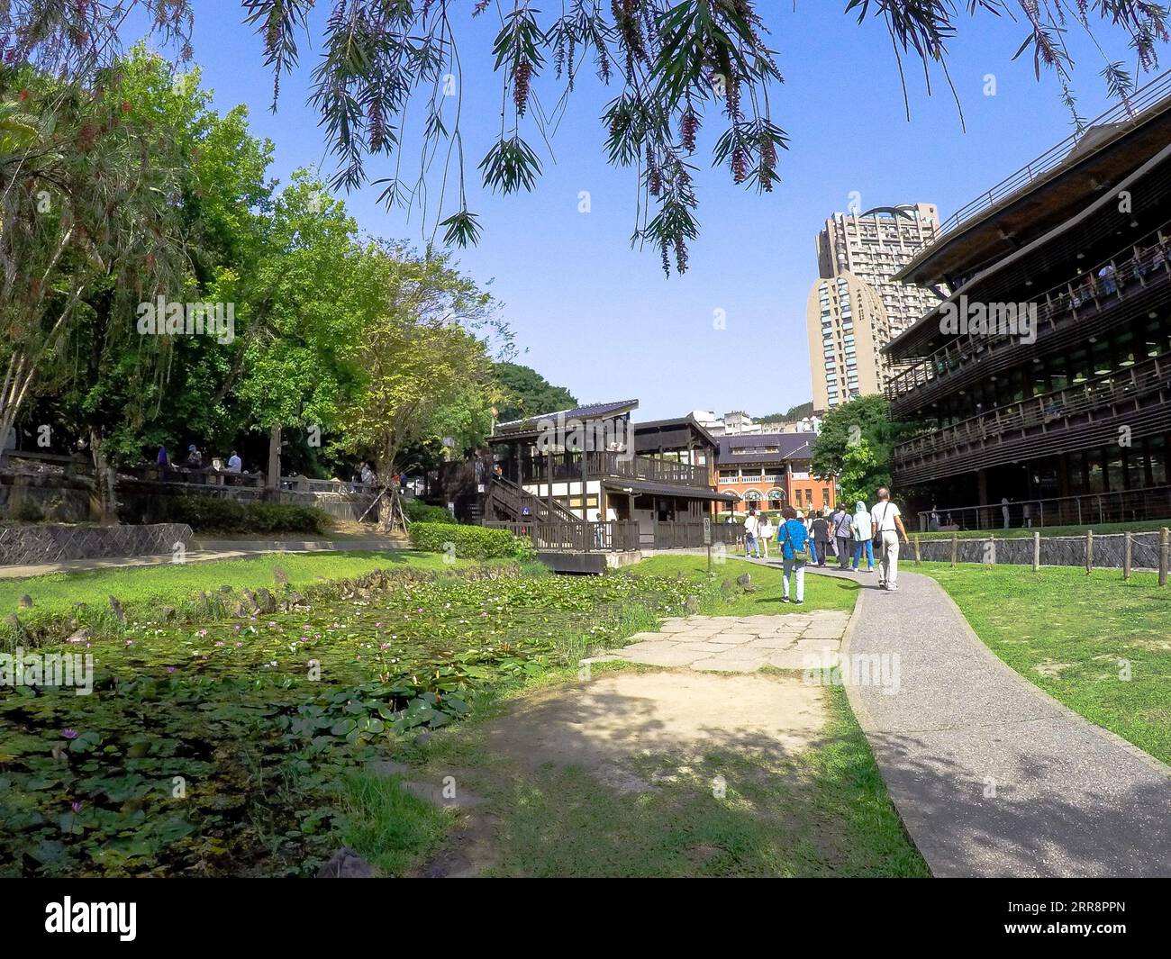 The area around Taipei Public Library Beitou Branch, very well known ...