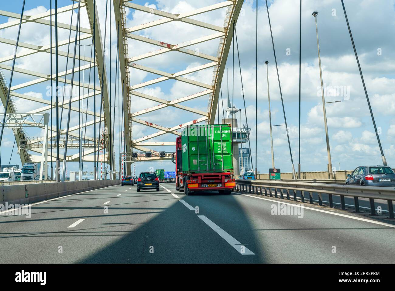 Rotterdam, Holland-July 26 2023: The traffic under the Van ...