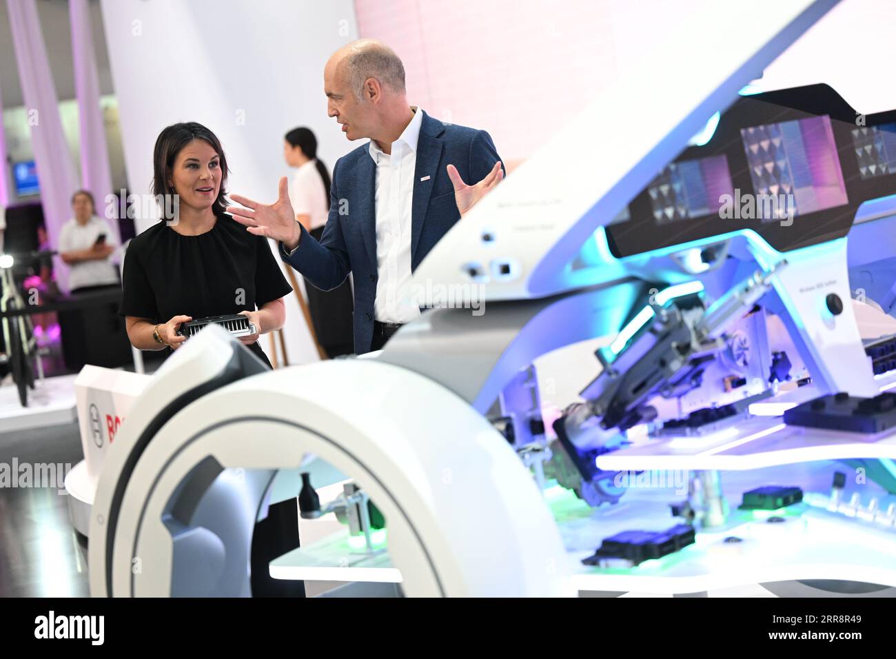Munich, Germany. 07th Sep, 2023. Foreign Minister Annalena Baerbock ...