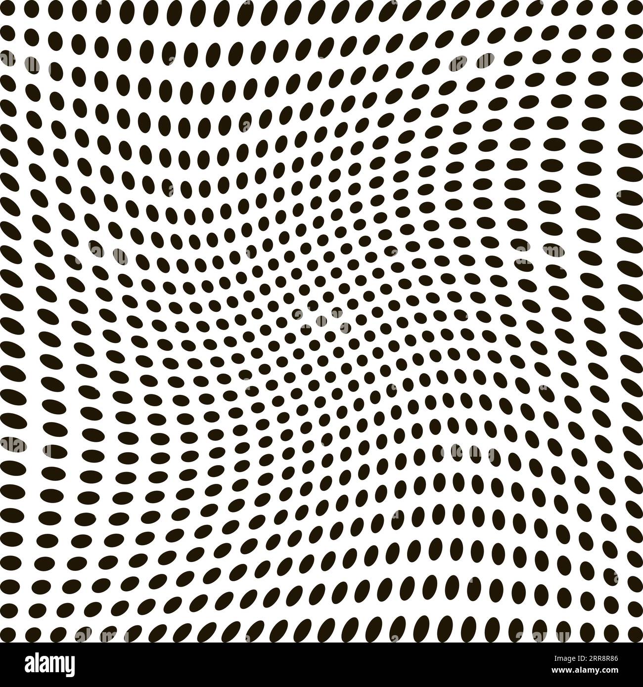 Dot pattern backgrounds various distortion distortion twisting ...