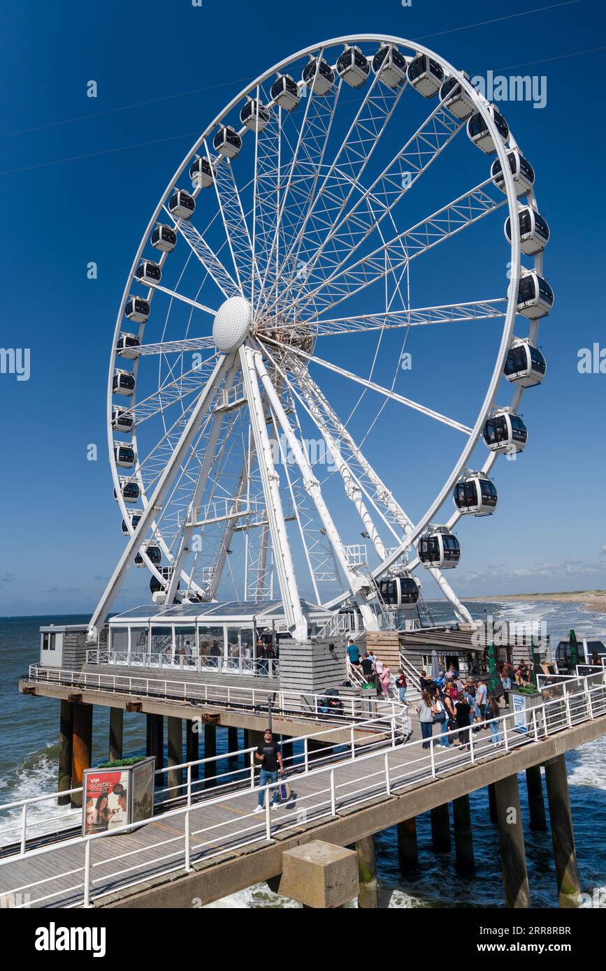 The Hague, Holland-July 26 2023: Europe’s first Ferris Wheel over the ...
