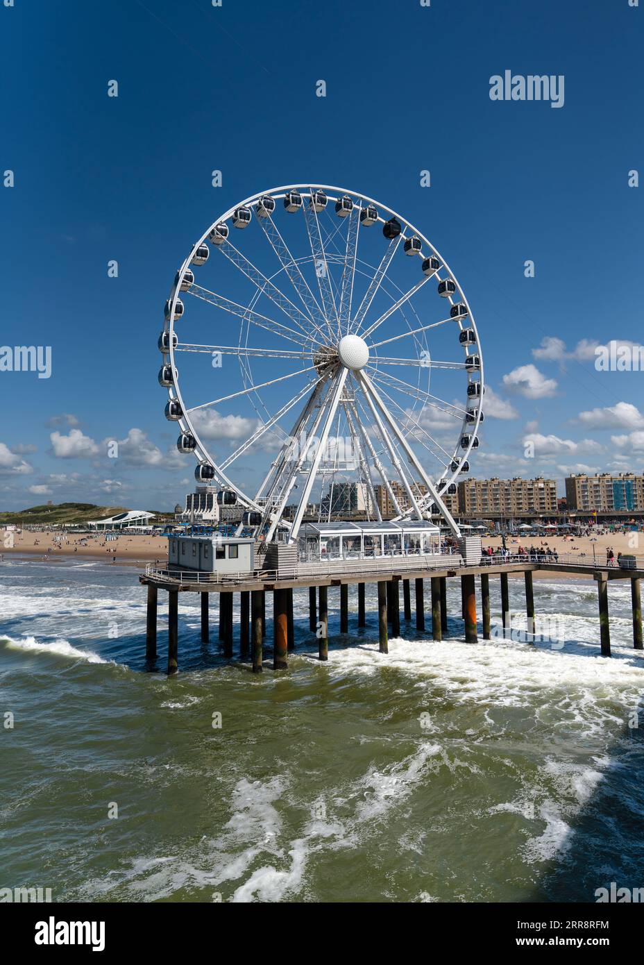 The Hague, Holland-July 26 2023: Europe’s first Ferris Wheel over the ...
