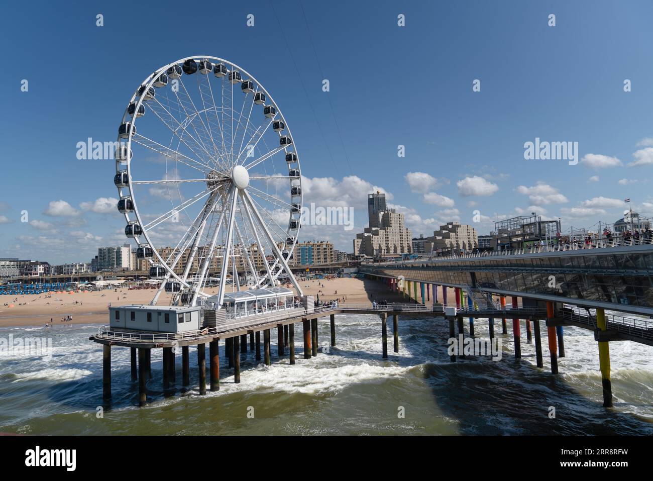 The Hague, Holland-July 26 2023: Europe’s first Ferris Wheel over the ...