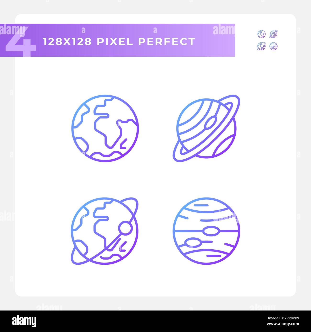 Planetarium astronomy icons set Stock Vector Images - Alamy