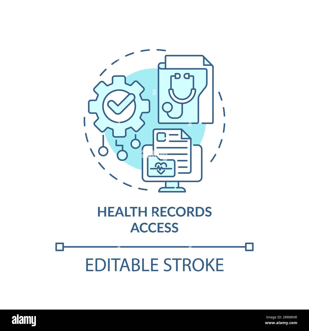 Health records Stock Vector Images - Alamy