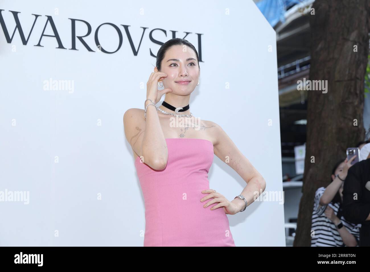 South Korean singer, actress and model Nana attends an activity in ...