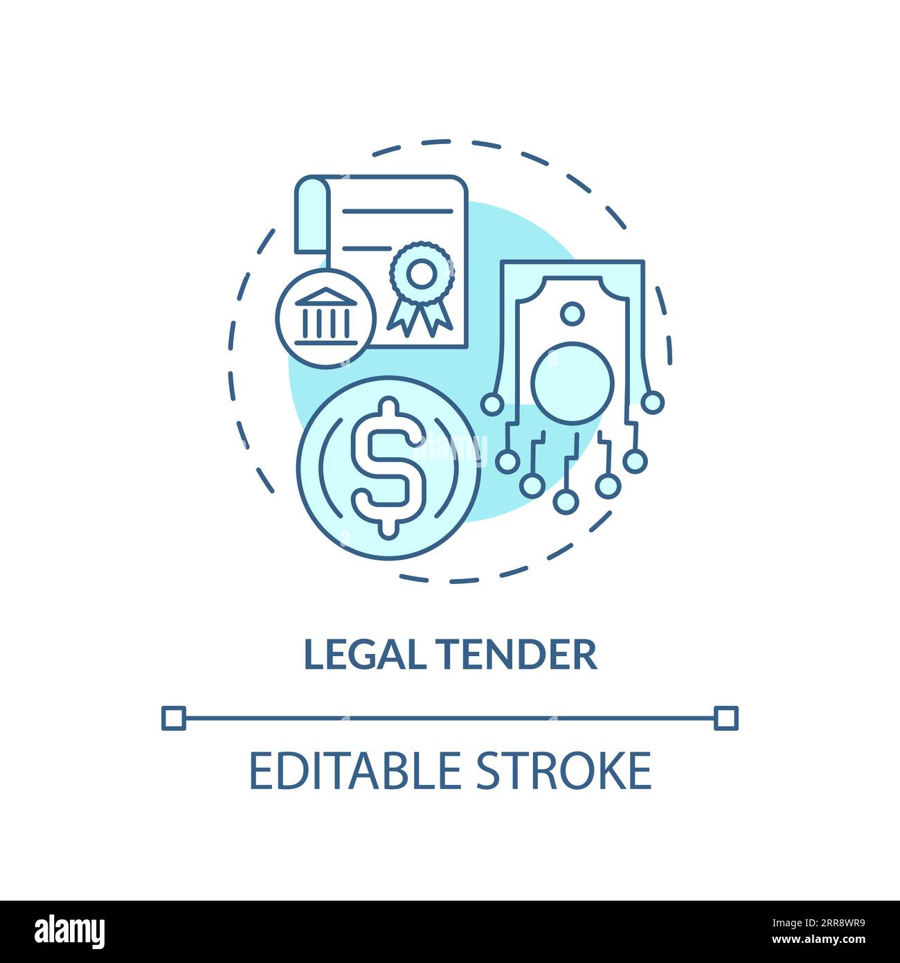 Legal tender asset Stock Vector Images - Alamy