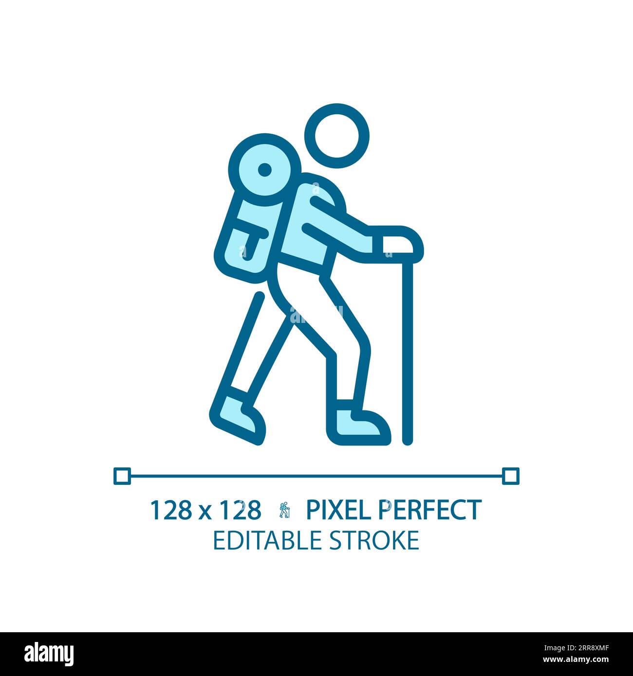 Wellness hiker Stock Vector Images - Alamy