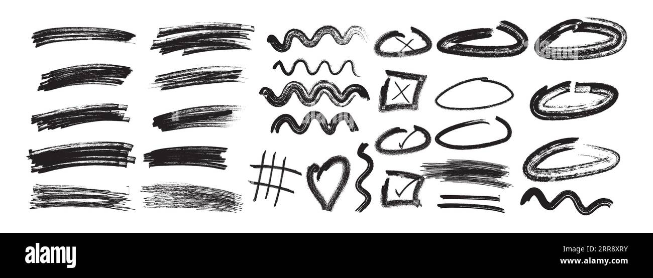 Scratchy lines vector hi-res stock photography and images - Alamy