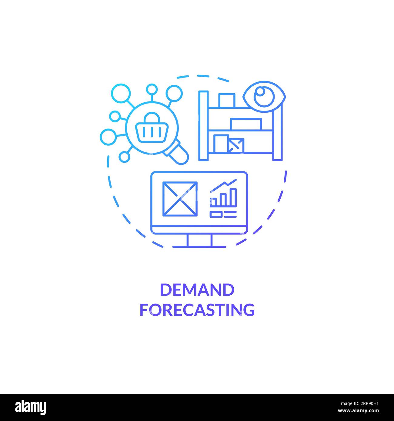 Demand forecasting Stock Vector Images - Alamy