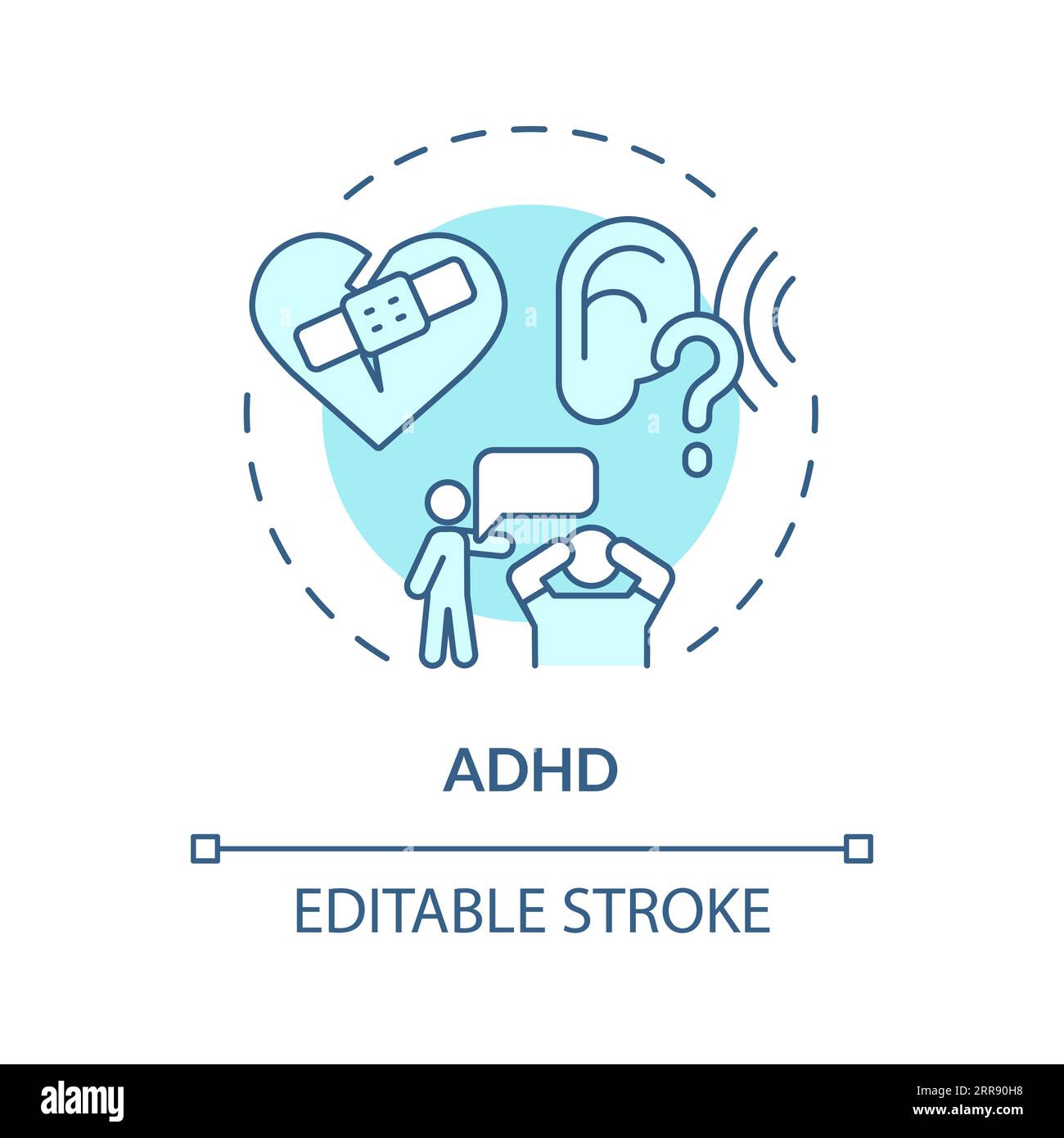 Adhd pictogram hi-res stock photography and images - Alamy