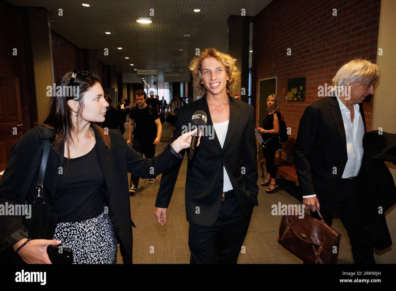 YouTuber Acid (Nathan Vandergunst) pictured during the start of the ...