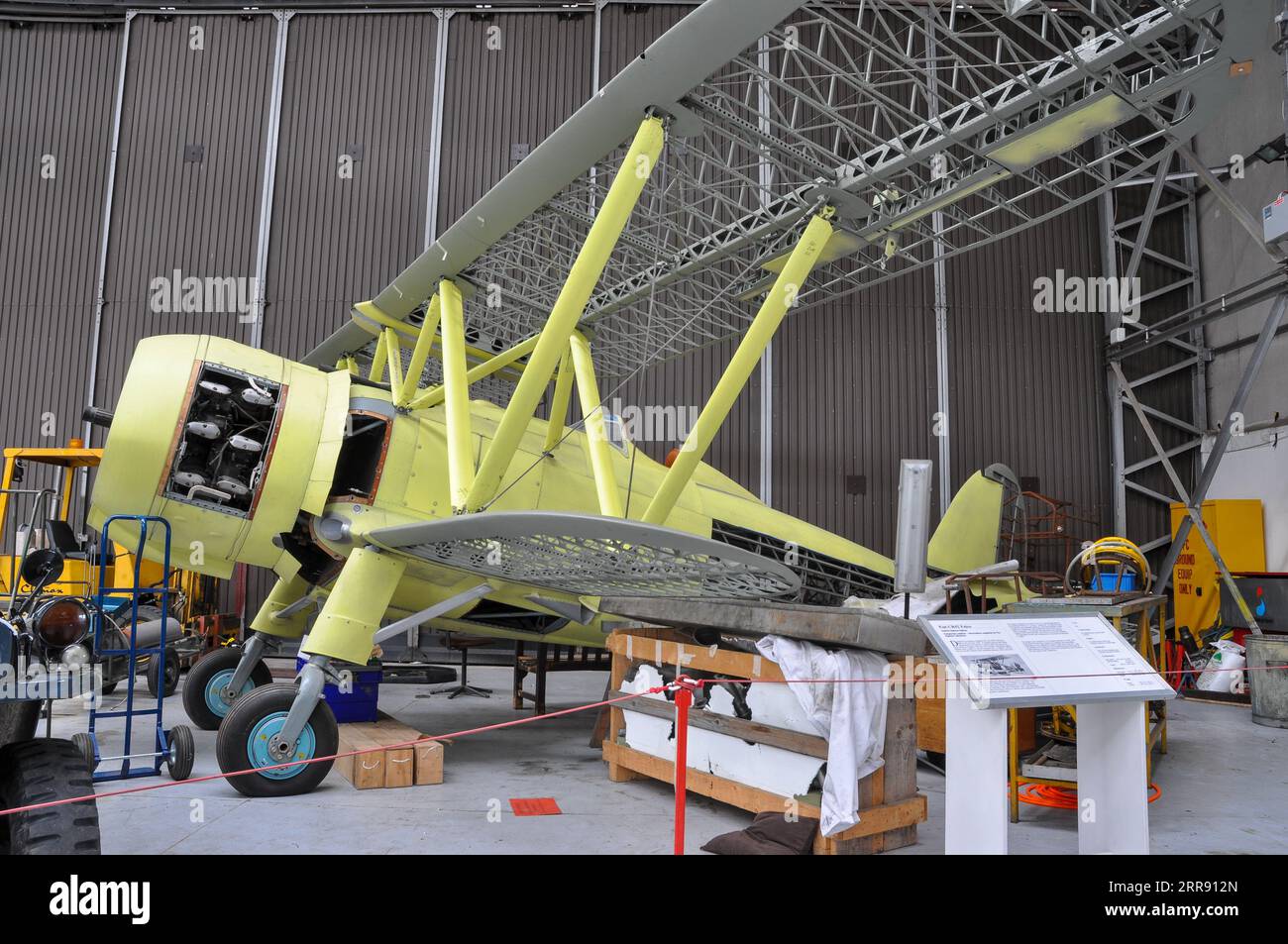 The Fighter Collection (TFC) Fiat CR.42 Falco restoration in progress ...