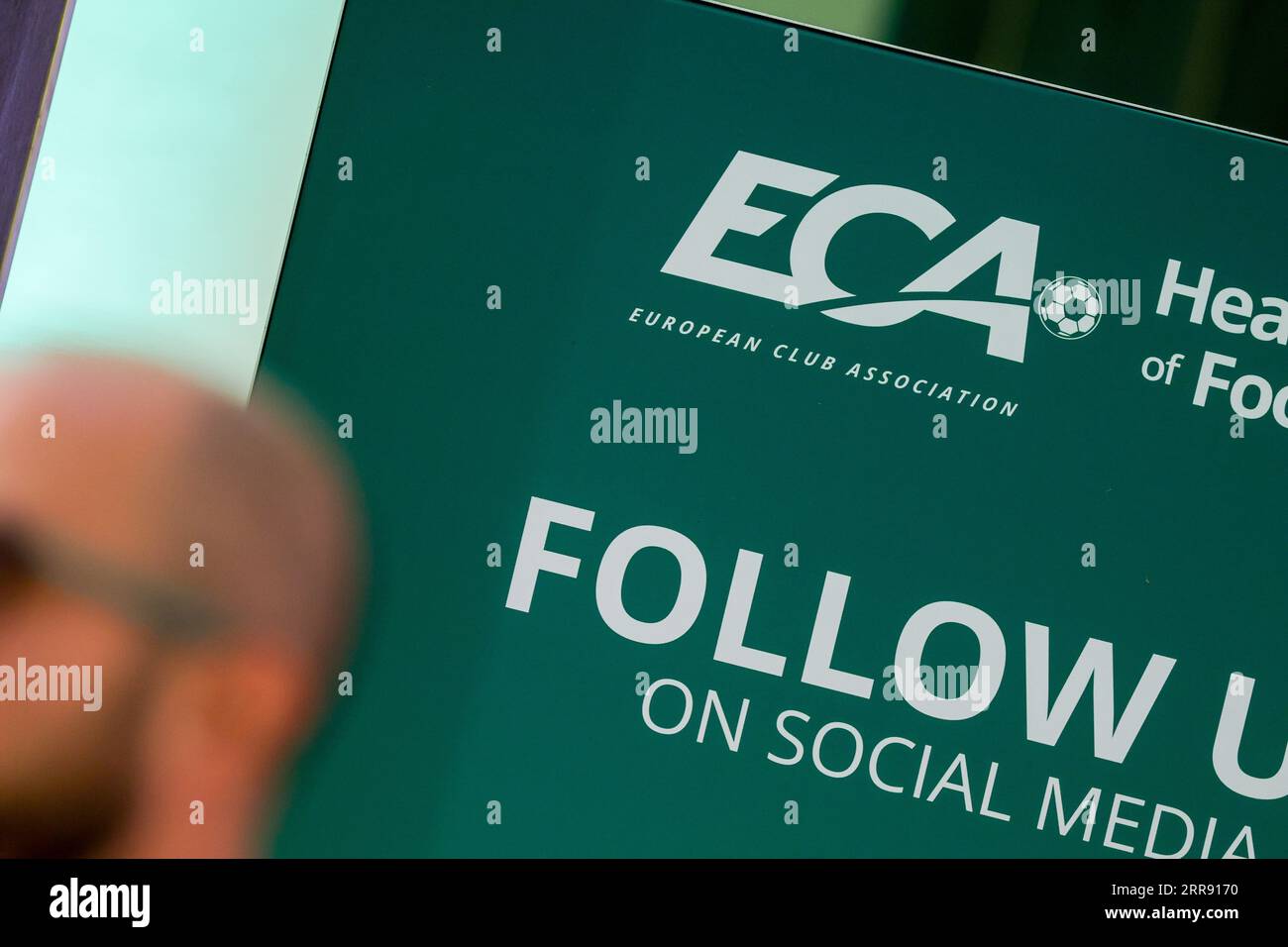 Berlin, Germany. 07th Sep, 2023. Soccer: The logo of the European Club ...