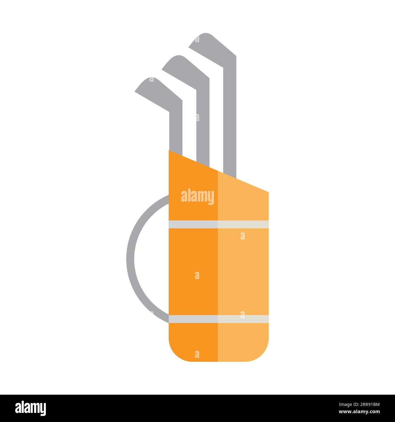 Bag with golf clubs vector Stock Vector Image & Art - Alamy