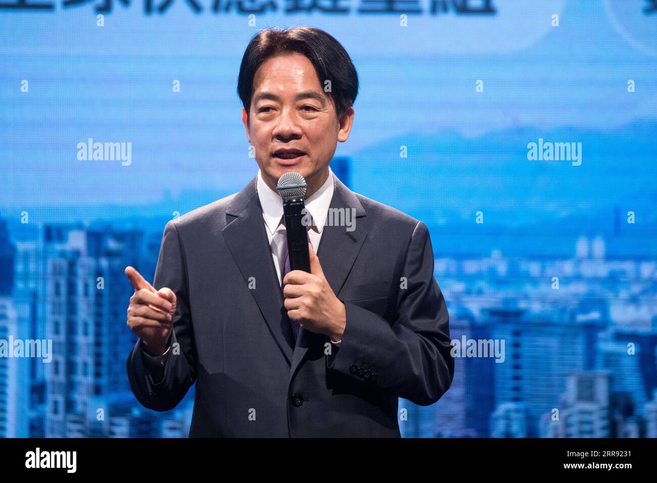 Delivers her speech in the hi-res stock photography and images - Alamy