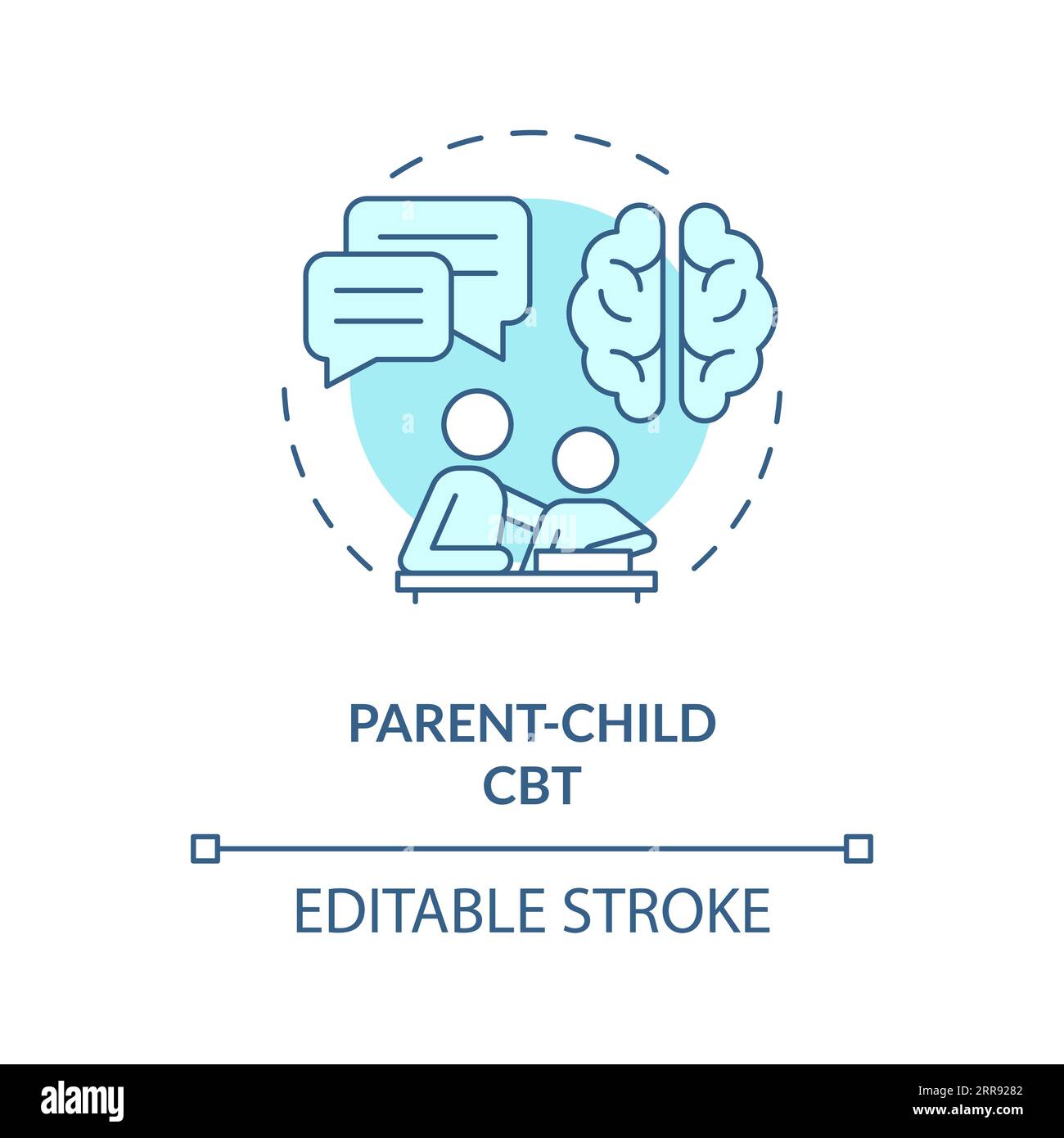 2D parent child CBT blue line icon concept Stock Vector Image & Art - Alamy 2D parent child CBT blue line icon concept Stock Vector Image & Art - Alamy